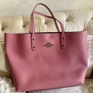 Coach | Bags | Coach Nwt Large Pink Tote Bag | Poshmark